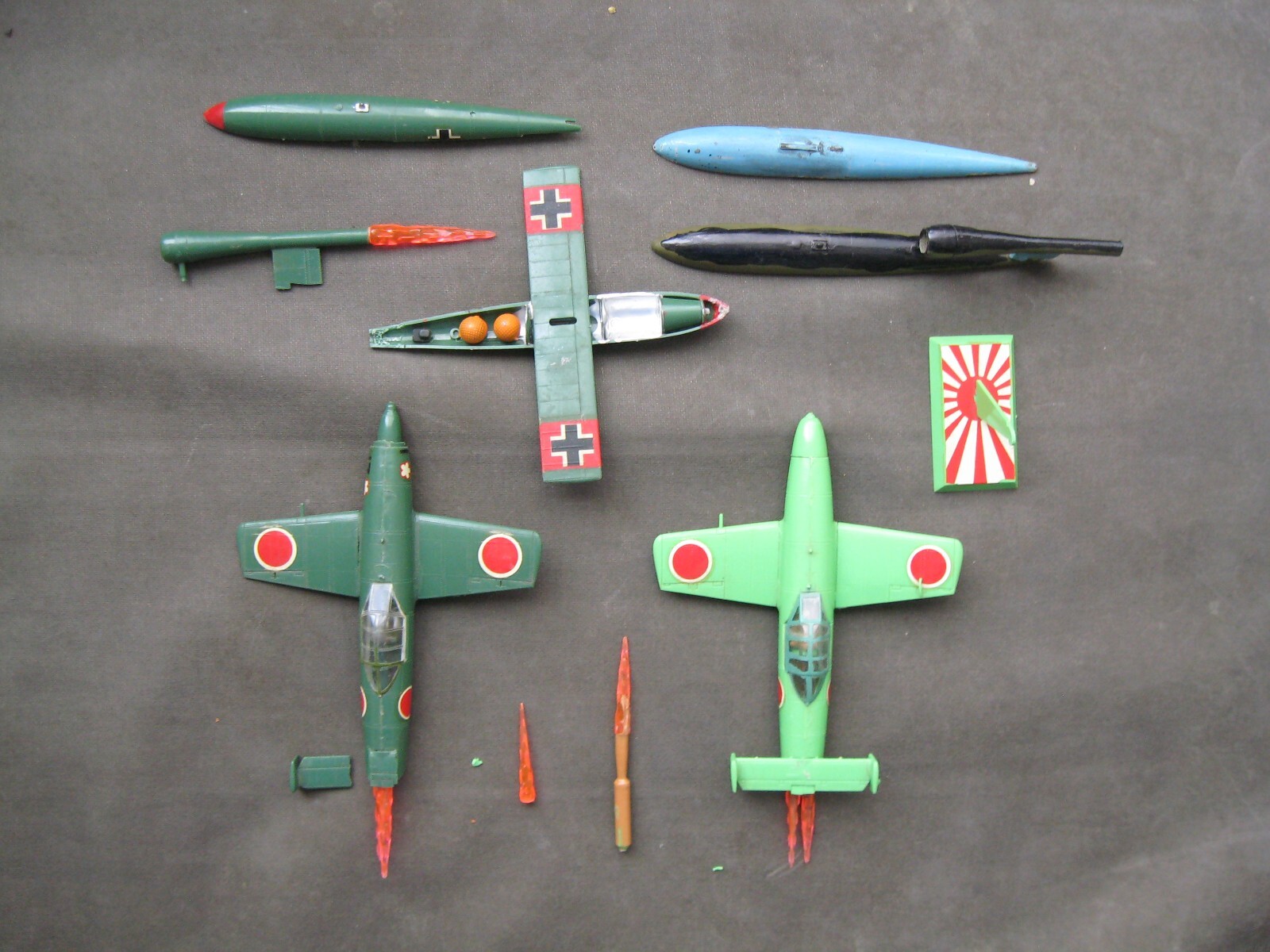 Hawk V-1 & Baka Oka Bomb For Parts or Restoration 1/48 1960 | eBay