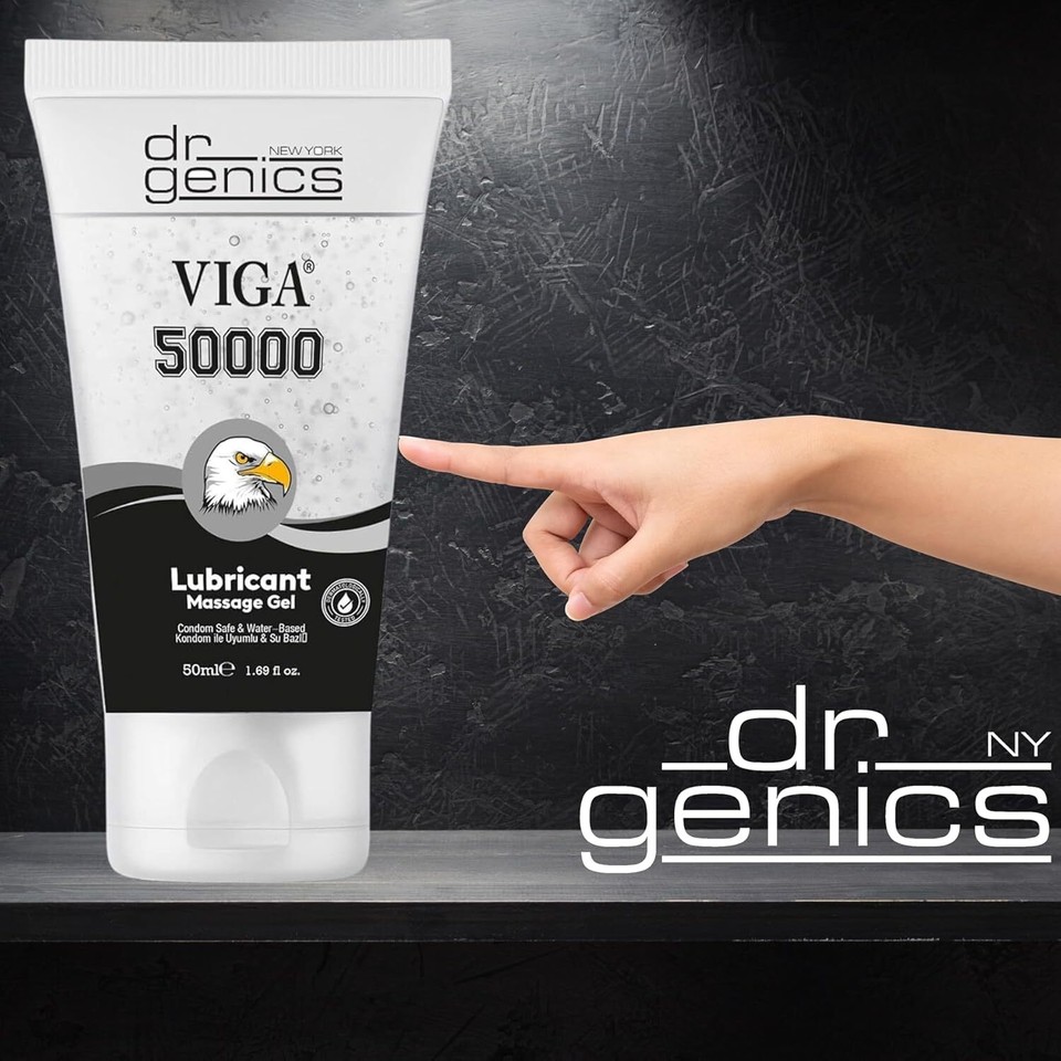 DrGenics Viga 50000 Lubricant Gel, lube for Couple, Massage Oil for ...