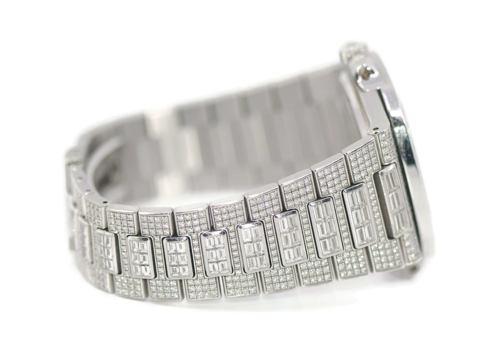 Patek Philippe Nautilus Tiffany & Co Diamond 18K White Gold Watch 5719 ...