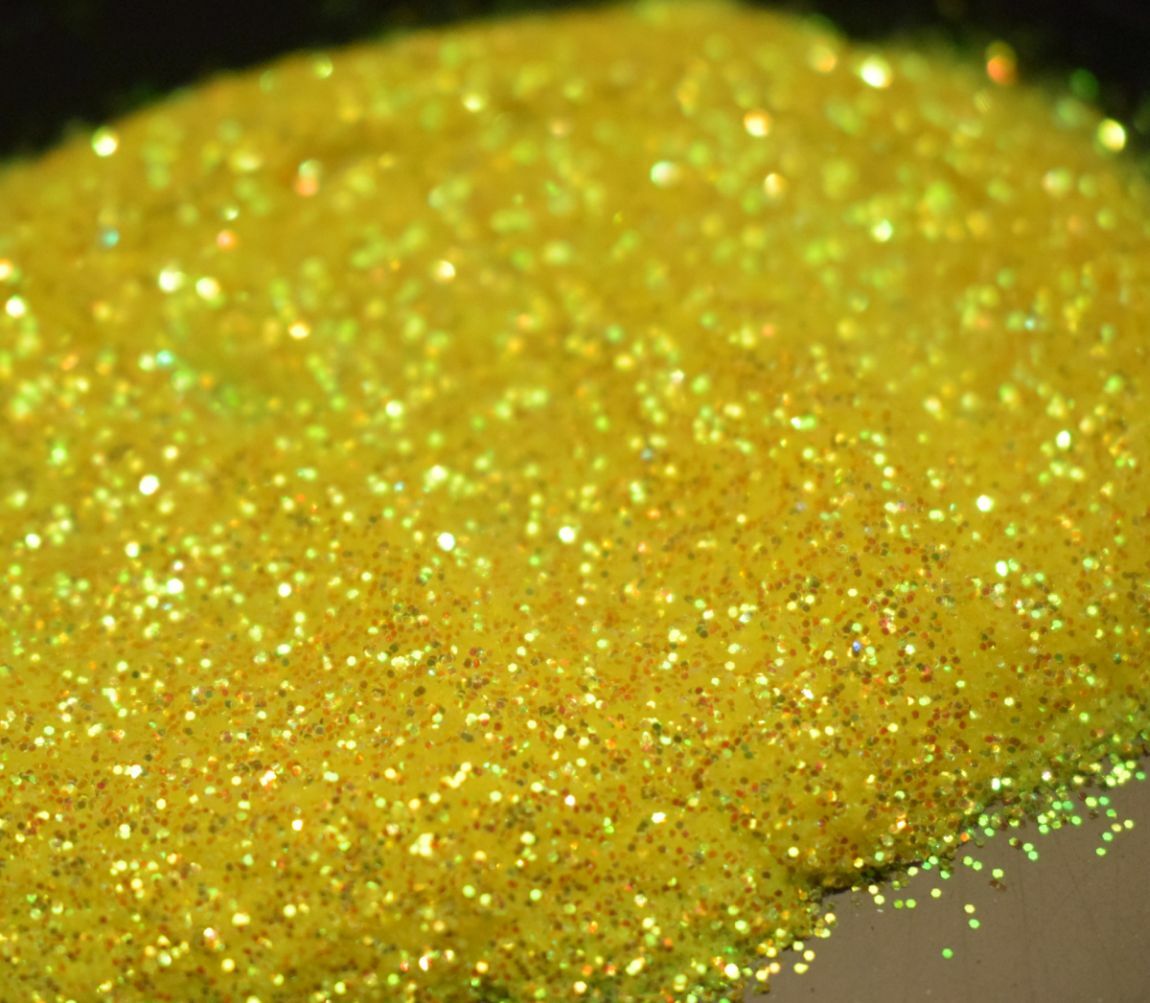 Yellow Twist Ultra Sparkle Metal Flake Glitter 0.015 .015 Hex Painting ...
