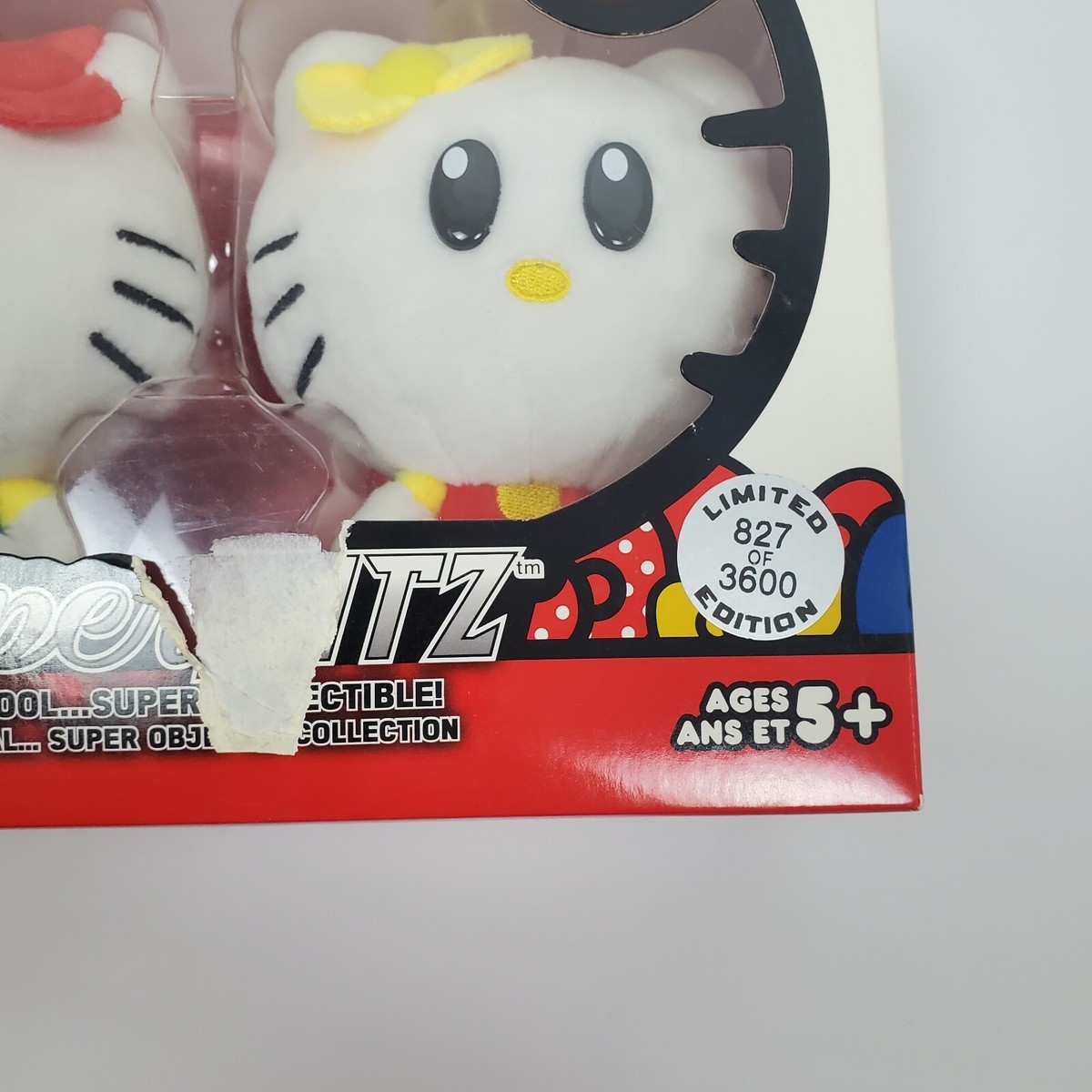 Hello Kitty Sykepleier Plysj Hello Kitty & Mimmy SuperBitz 4" Plush