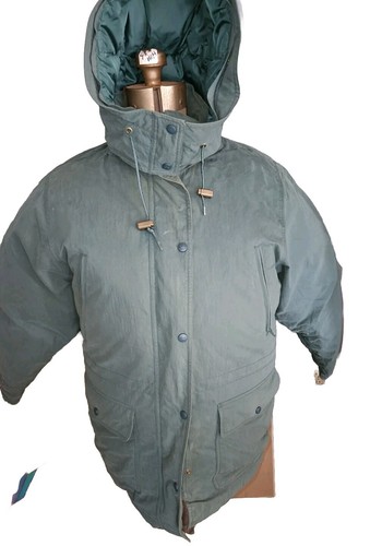LL Bean Baxter Parka Goose Down Jacket Hood Womens Medium M Read | eBay