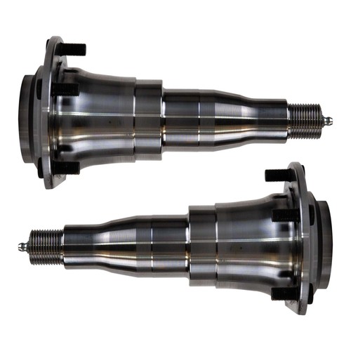 2 1/4" Diameter (2) Weld-On Spindles With Flange for 7000 lb Trailer Axles