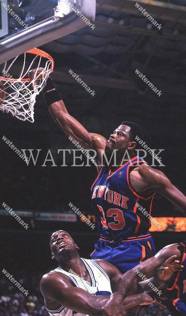 Patrick Ewing Knicks Dunk