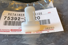 2007-2024 TOYOTA Retainer, Outside 75392-35220 Genuine Toyota Qty: 10 ...