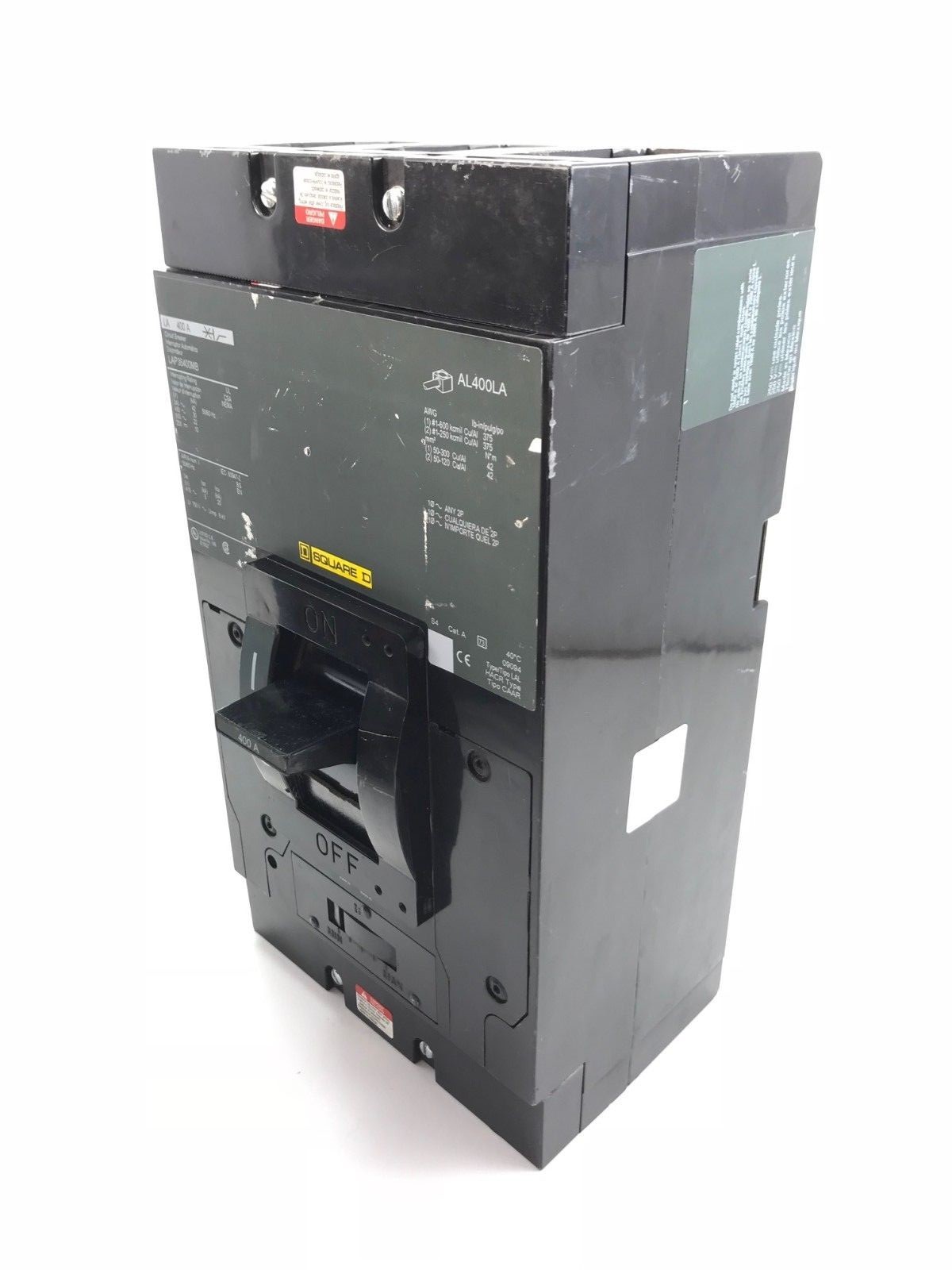 LAP36400MB Square D 400AMP 600V 3 Pole Feed Thru LAP36400 New ...