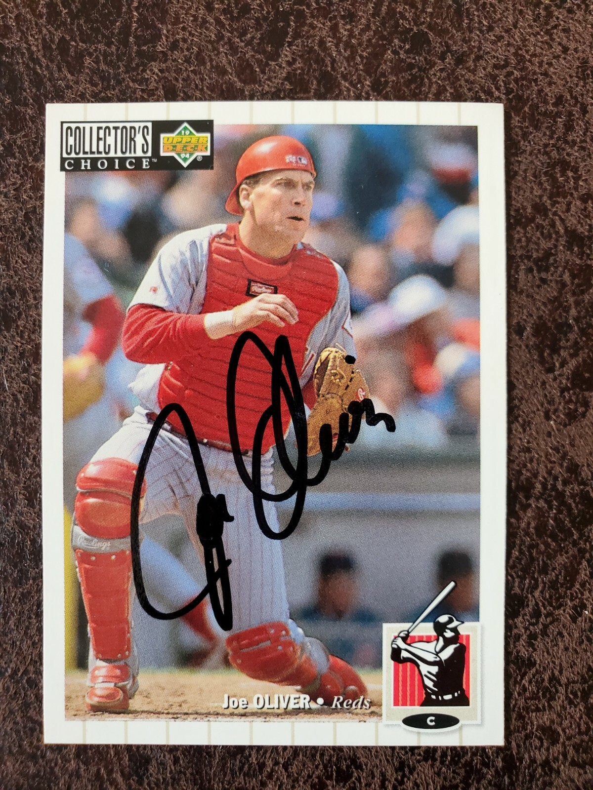 1994 Upper Deck Joe Oliver #220 - Cincinnati Reds - Autographed! | eBay
