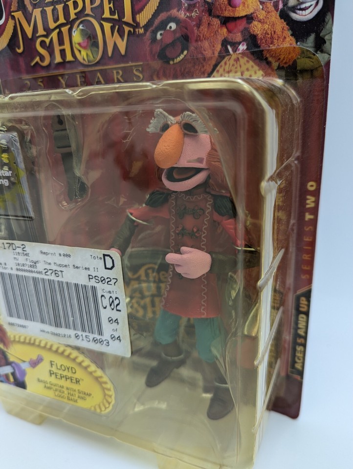 MOC 2002 Palisades Muppet Show 25 Years Series 2 Floyd Pepper Red Shirt ...