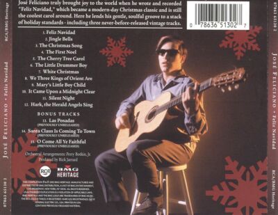 JOSÉ FELICIANO FELIZ NAVIDAD NEW CD 78636513027| eBay