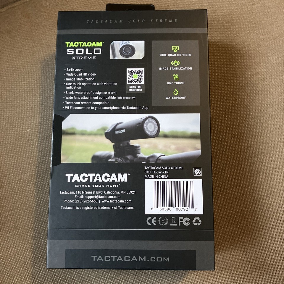 Tactacam Solo Xtreme Scope Trail Camera - New In Box 850596007927 | eBay