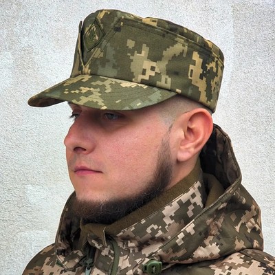 Mazepinka pixel cap of the Armed Forces of Ukraine with a cockade ...
