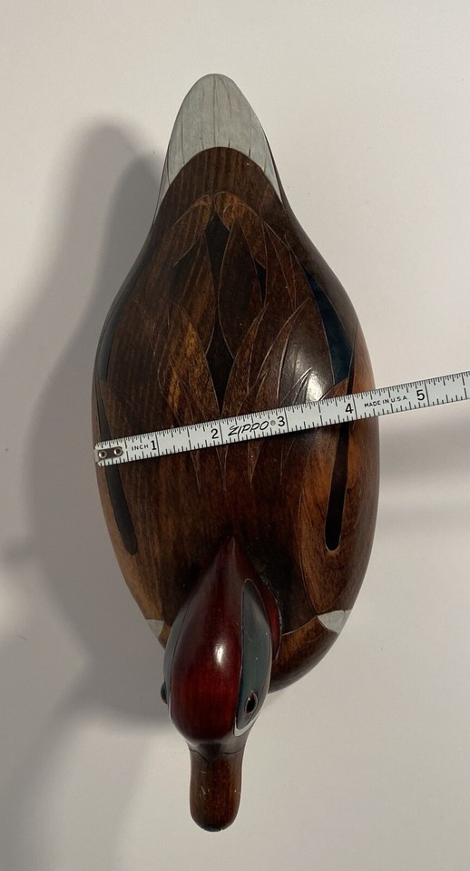 Vintage Duck Decoy By John Jeffrey Barto, Green-Winged Teal, Hand ...