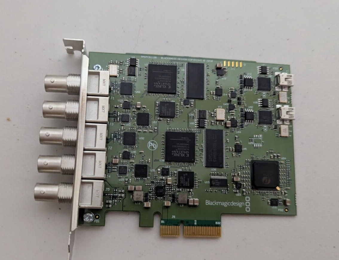 Blackmagic Design DeckLink Duo BMDPCB119B PCIe x4 Video Capture Card ...