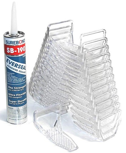 SnoBlox Deuce 20pcs Snow Guards & Adhesive Standing Seam Metal Roof | eBay