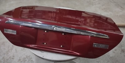 98-03 Jaguar XJ8 Trunk Deck Lid W/ Complete Assembly Carnival Red Paint ...