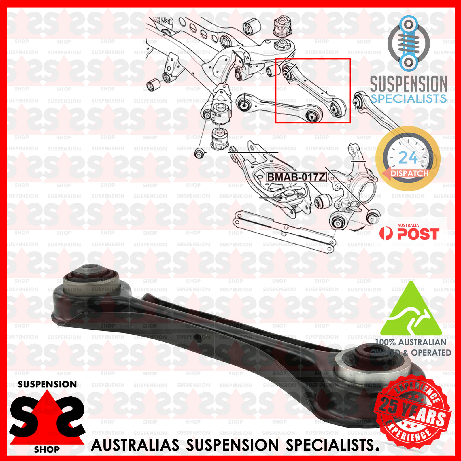 Rear Axle Control/Trailing Arm, Wheel Suspension Suit BMW 3 (E90) 330 i ...