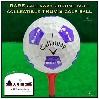 (1) RARE Callaway Chrome Soft TRUVIS Golf BALL - MJLF & Associates ...