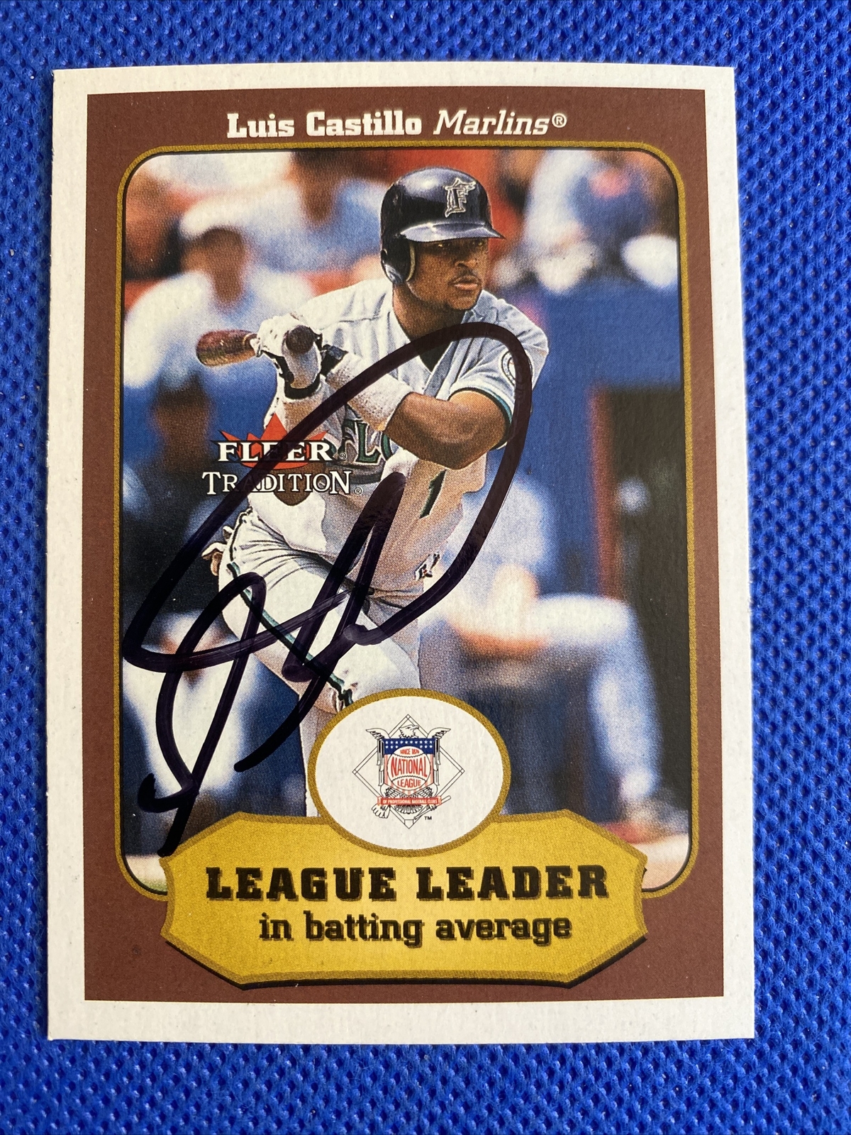 2001 Fleer Tradition Luis Castillo #384 Auto Signed Autograph Marlins ...