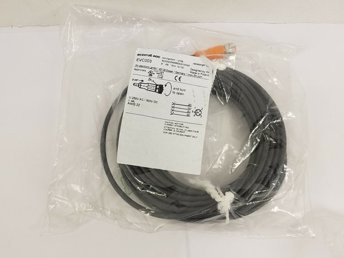 (Lot of 3) ifm Cables - EVC152, EVC143, EVC003 Lengths are all 10m | eBay