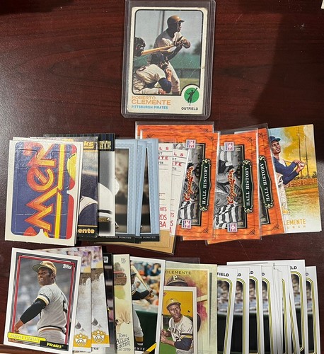 Roberto Clemente 1973 Topps +36 Card Lot. Inserts. Huge Book Value ...