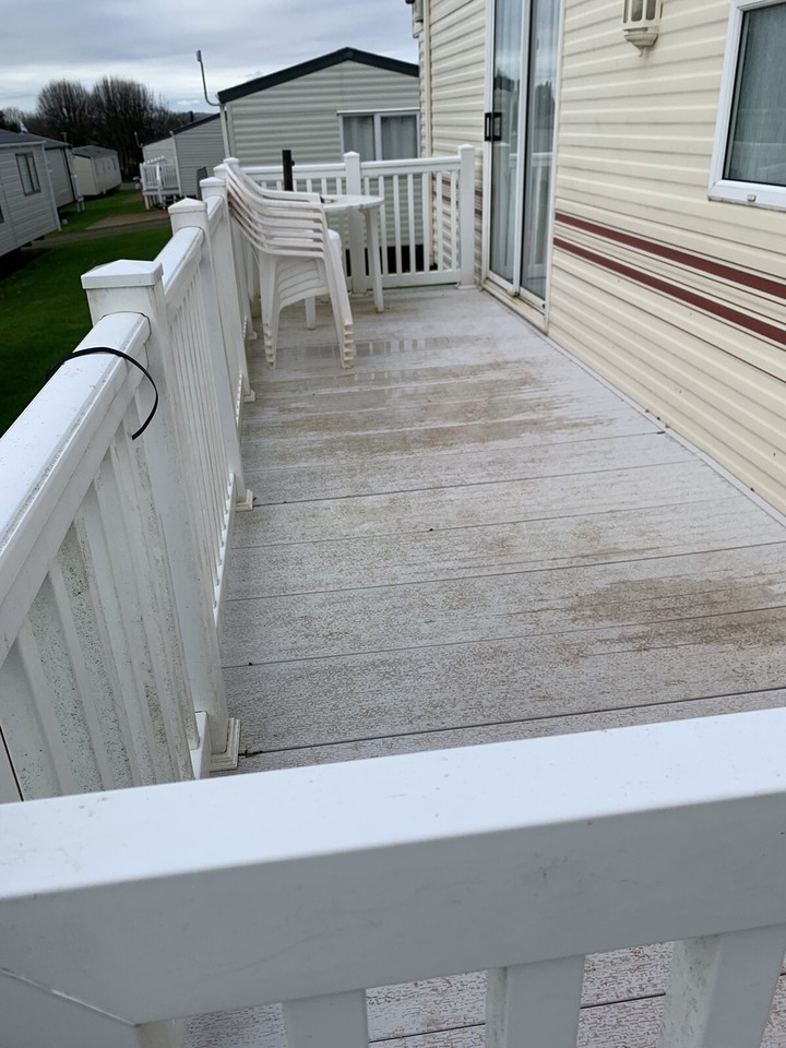 Static Caravan Decking 20x6Ft Side Decking UPVC | eBay UK