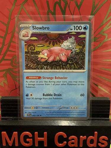 Holo Rare Slowbro - 043/198 Scarlet & Violet Base Set Pokemon TCG NM/M ...