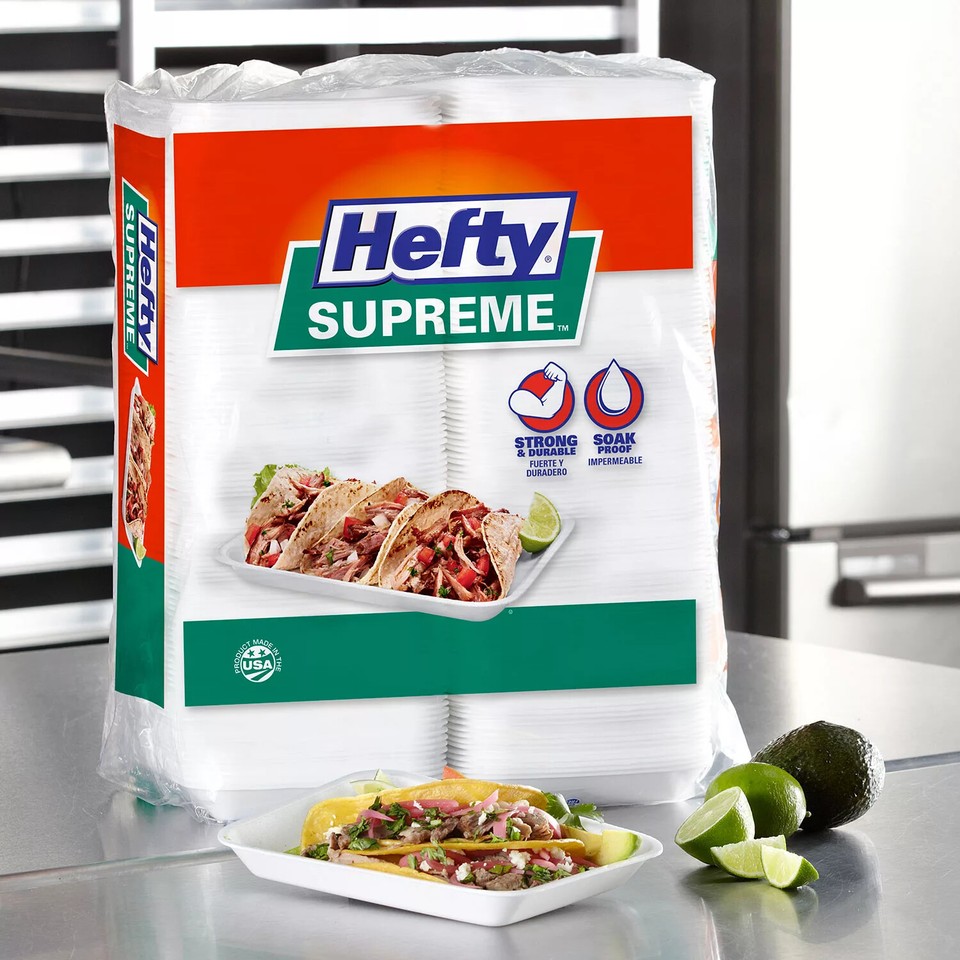 Hefty Supreme Foam Charola Trays (200 ct.) | eBay