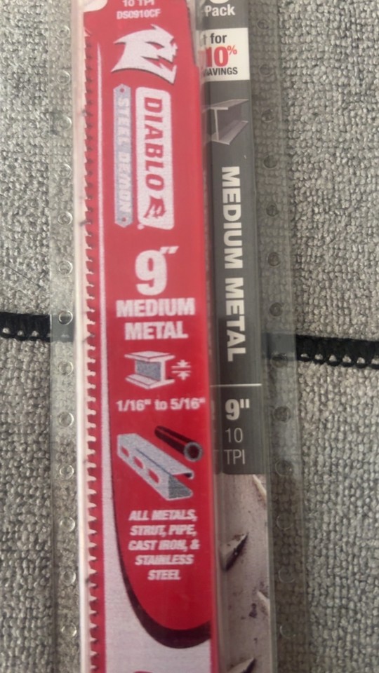 9 in. 10 TPI Steel Demon for Medium Metal (3Pack) | eBay