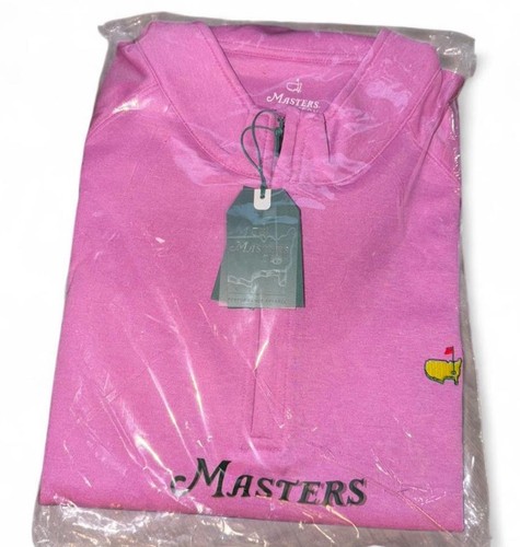 Masters Tech XXL Pink 1/4 Quarter Zip Golf Pullover Augusta National ...