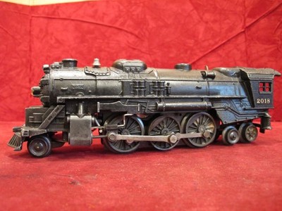 Post-War Lionel #2018 2-6-4 Steam Locomotive O27 Scale~ tested runs ...