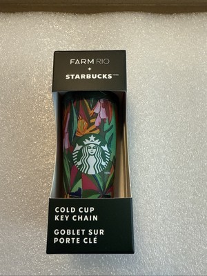 Starbucks x Farm Rio Brazilian Tropical Leaves Cold Cup Keychain | eBay