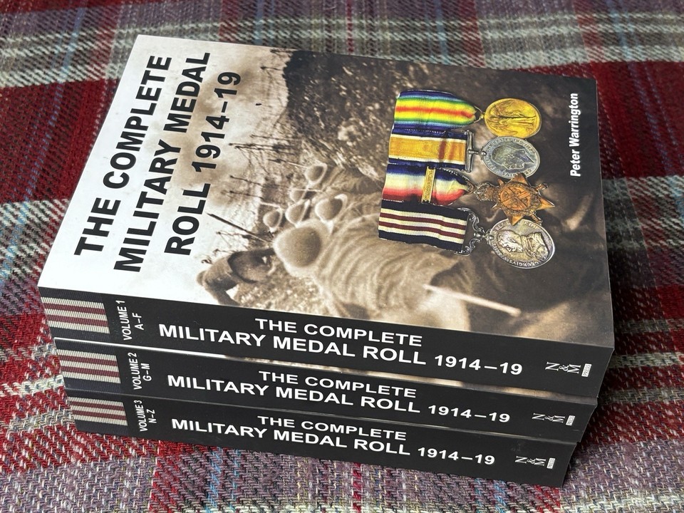 THE COMPLETE MILITARY MEDAL ROLL 1914-1919 FULL SET VOL I II III | eBay UK