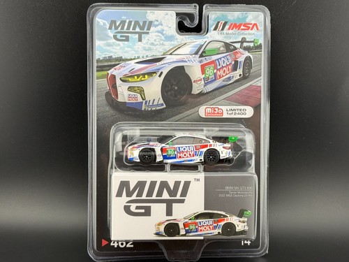 Mini GT BMW M4 GT3 #96 Turner Motorsports 2022 IMSA Daytona #462 Liqui ...