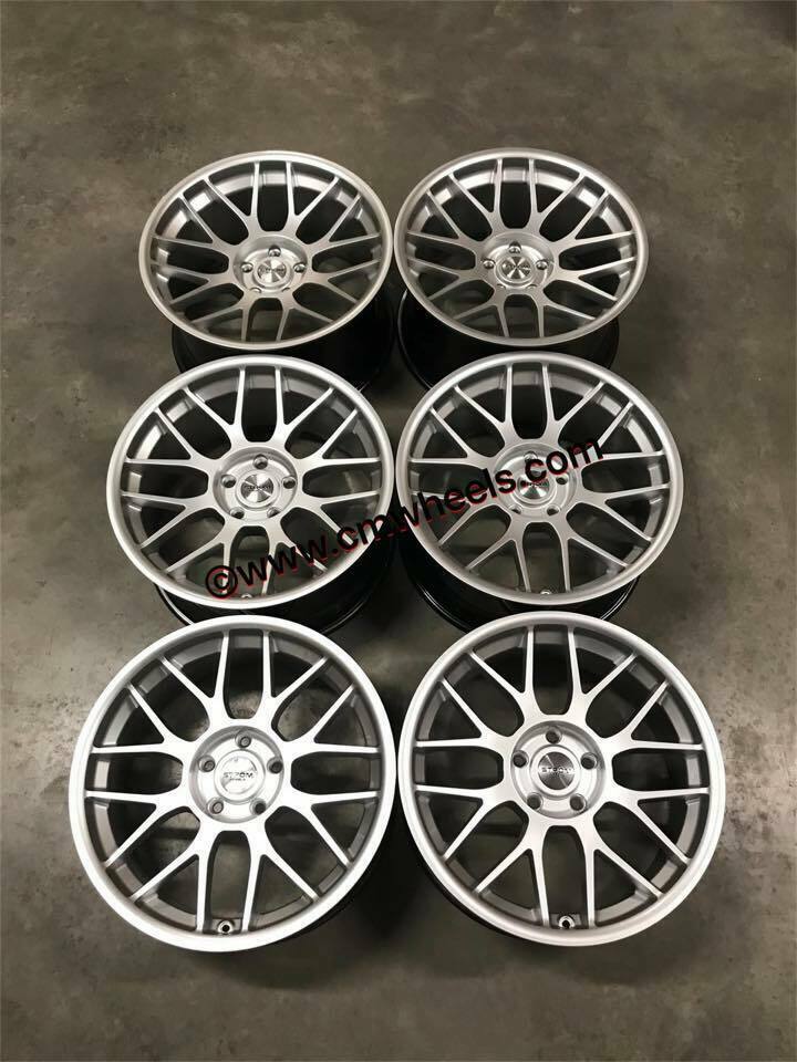 19" Strom STR2 RC ULTRA CONCAVE Alloy Wheels Quart Silver BMW E90 E92 ...