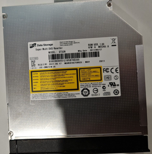 1 x HL DATA STORAGE SUPER MULTI DVD REWRITER SATA MODEL GT32N DELL HP ...