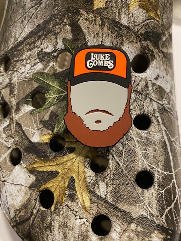 Luke Combs Face Jibbitz For Crocs, Rare! - Gem