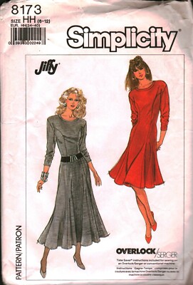 8173 Vintage Simplicity SEWING Pattern Misses Semi Fitted Stretch Knit ...