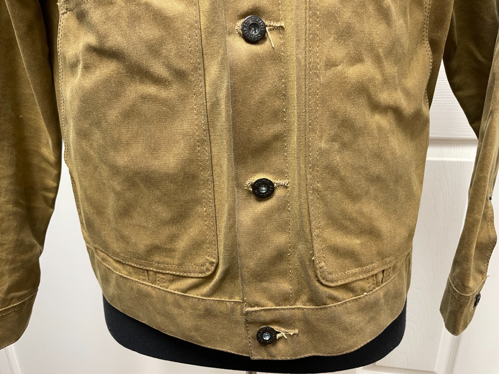 Filson TIN CLOTH Short UNLINED Cruiser Jacket Mens LA… - Gem