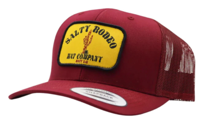 Salty Rodeo Hat Saguaro Maroon Mesh Snapback Trucker OSFA | eBay
