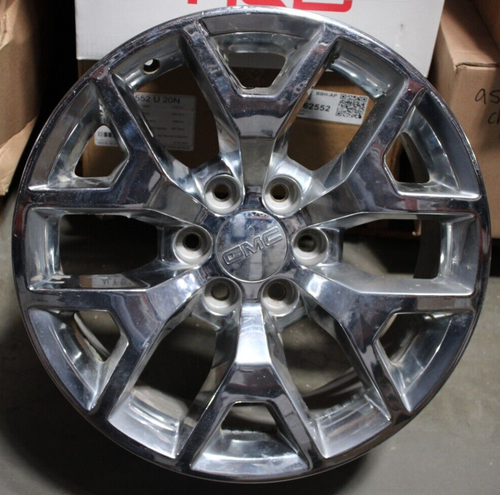 14 15 16 GMC Sierra 1500 OEM Wheel Rim 20x9 20" 5656 22953509 22977696 ...