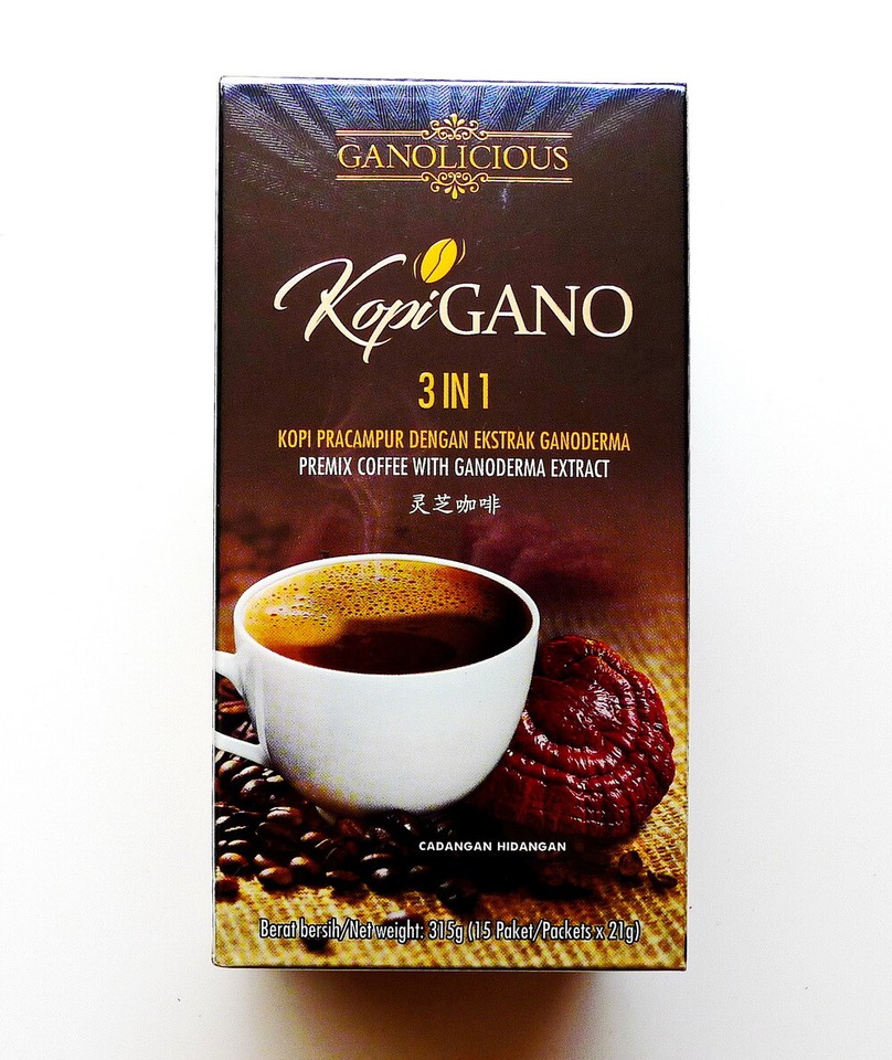 60 Boxes Gano Excel 3 in 1 Coffee Ganoderma Reishi Lingzhi Instant ...