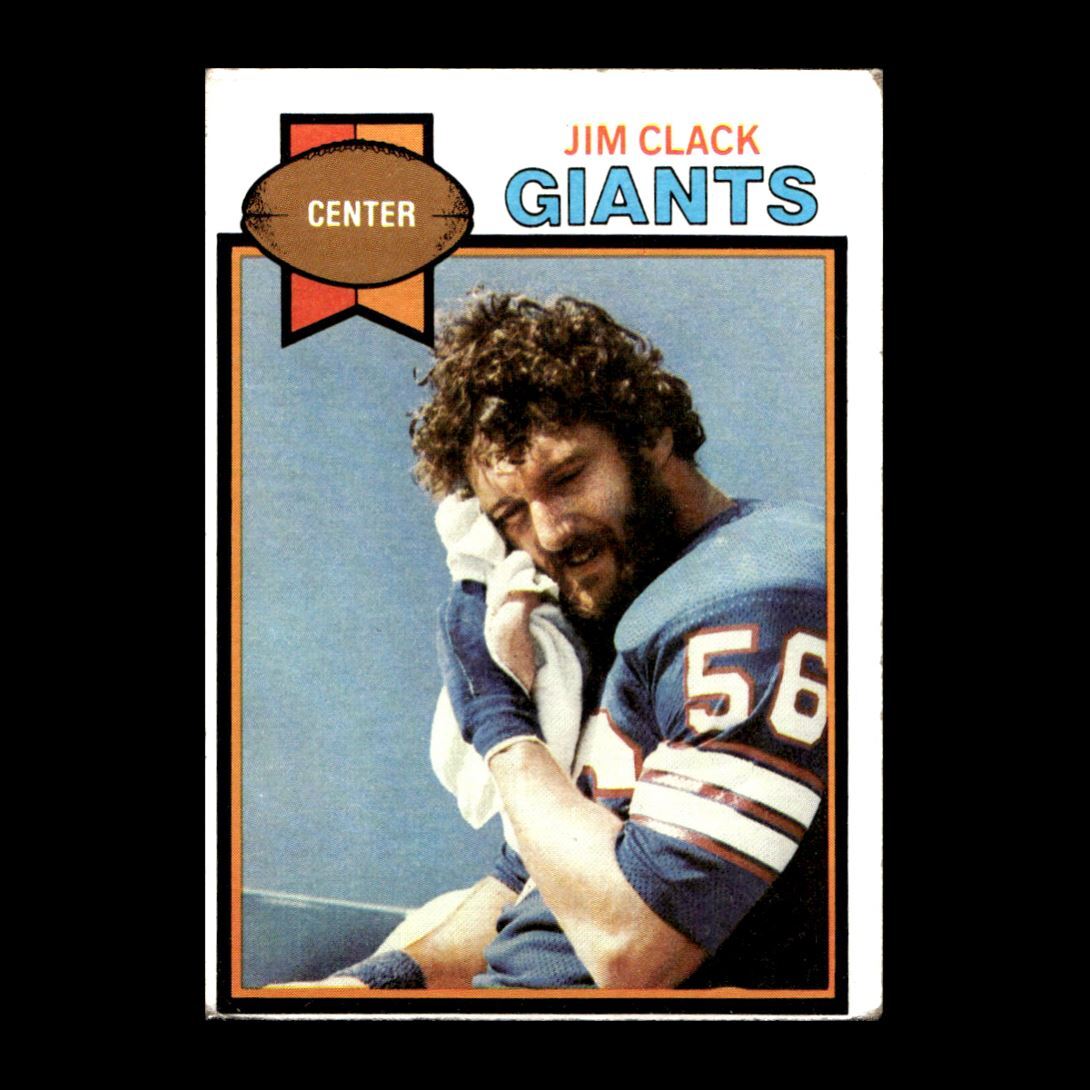Jim Clack 1979 Topps Rookie New York Giants #99 R310A 3 | eBay