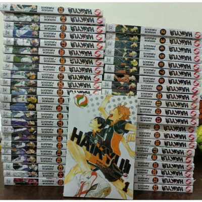 Haikyuu/Haikyu!! English Manga Volume 1-45(END) Comic Set DHL Express ...