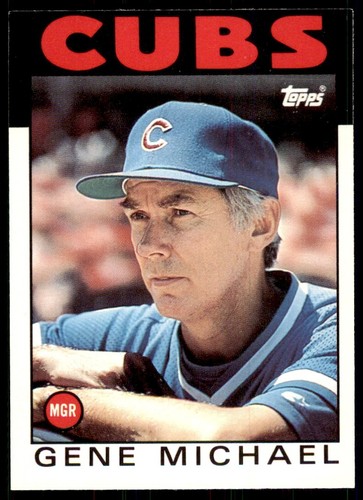 1986 Topps Traded. Gene Michael Baseball Cards #73T | eBay