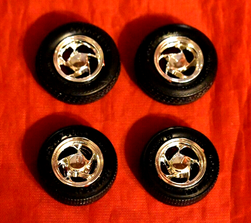 AMT Custom Chrome Wheels On Goodyear Tires 1/25 | eBay