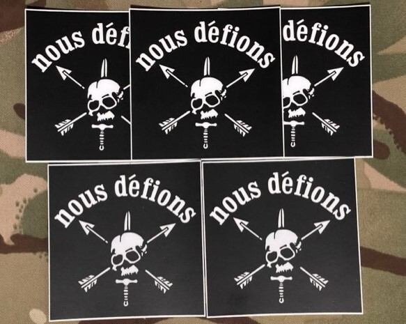 Special Forces 5-Sticker Set SFARTAETC Nous Defions Green Beret SF OD ...