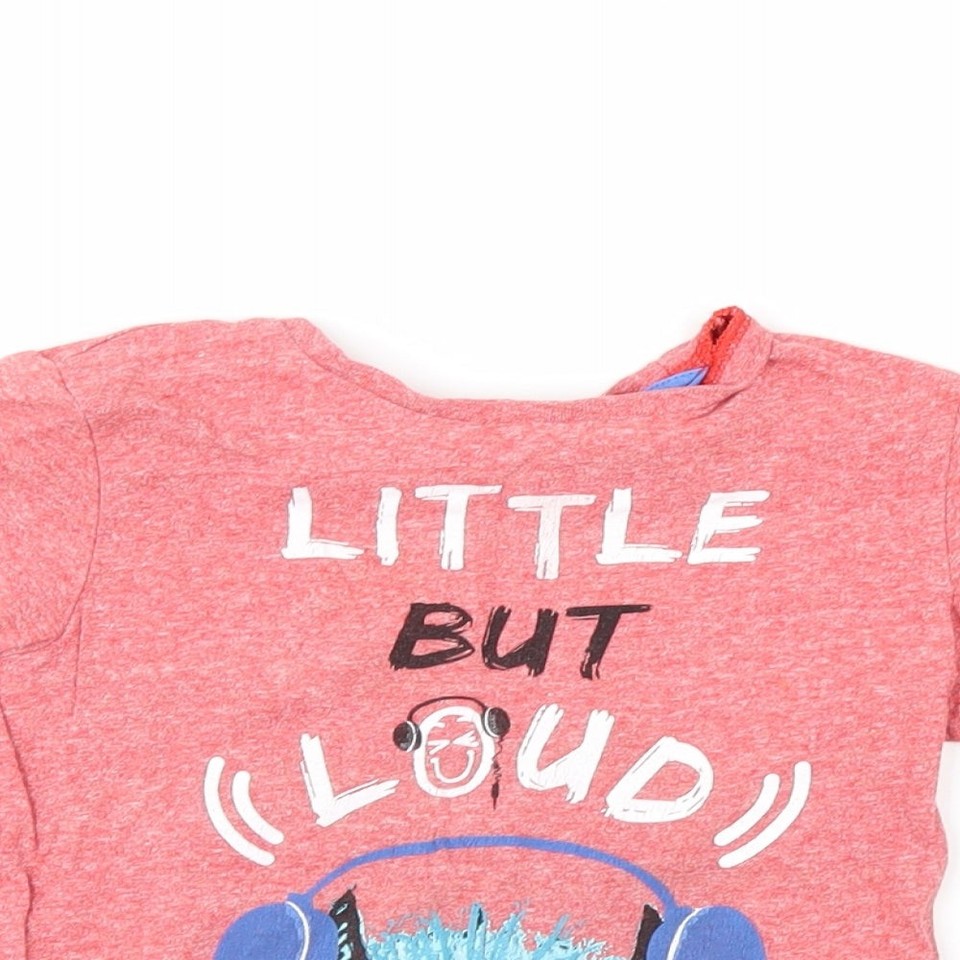 George Boys Red Basic T-Shirt Size 3-4 Years - monster | eBay UK