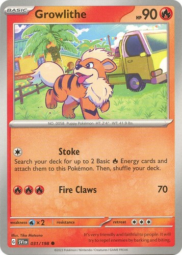 Pokemon | Growlithe - | 031/198 | NM Reverse Holo | eBay