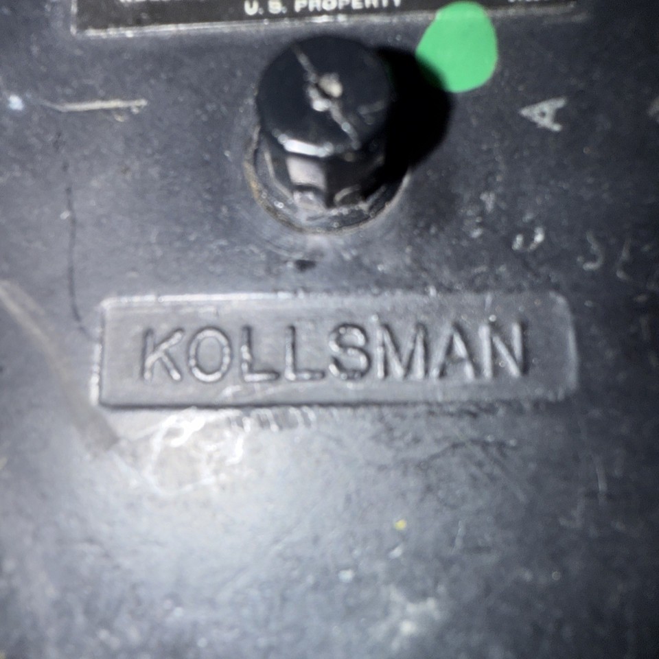 VINTAGE KOLLSMAN PRESSURE ALTIMETER (see Pictures) | eBay