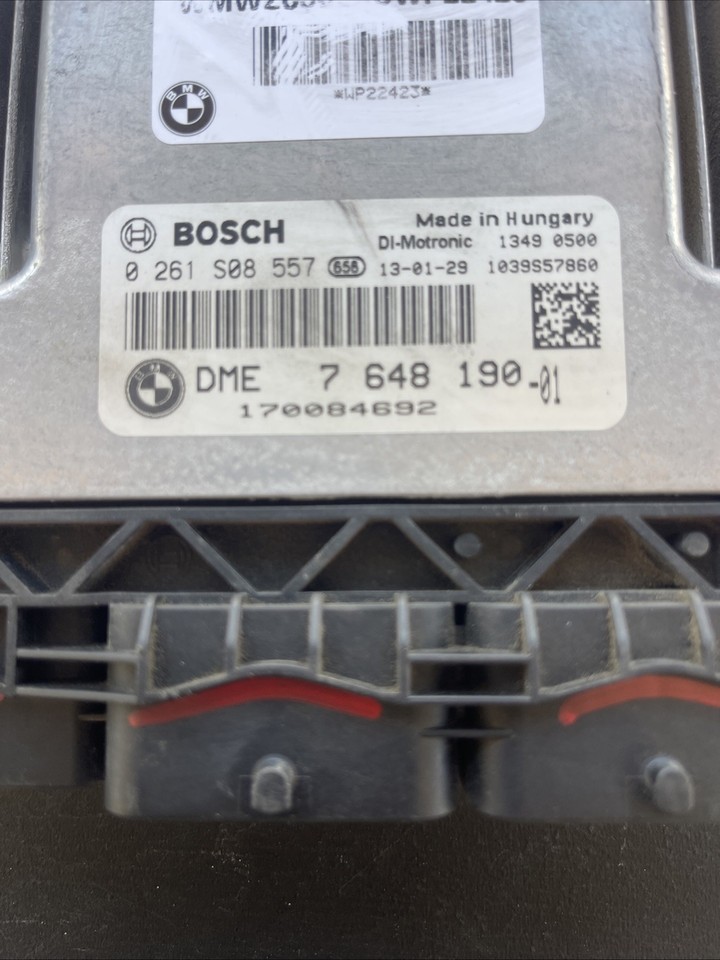 BMW 2011-2012 MINI COOPER S TURBO 7 648 190 ENGINE COMPUTER MODULE ECU ...